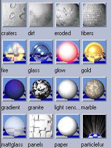 Realsoft 3D Materials